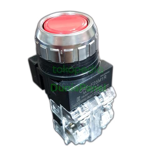Jual PUSH BUTTON HANYOUNG MERAH 25MM CR-251 5A 250VAC 4 BAUT - Jakarta ...