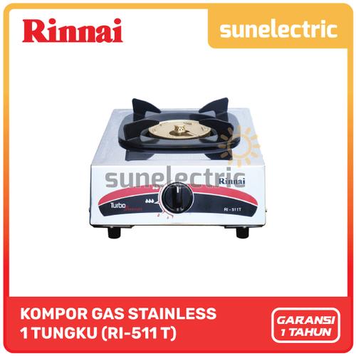 Jual Rinnai RI-511 T Kompor Gas Turbo Stainless 1 Tungku - Jakarta ...