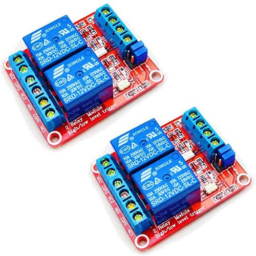 Jual Modul Relay 2 Channel 12V Hi-Lo Input Optocoupler - Kota Blitar ...