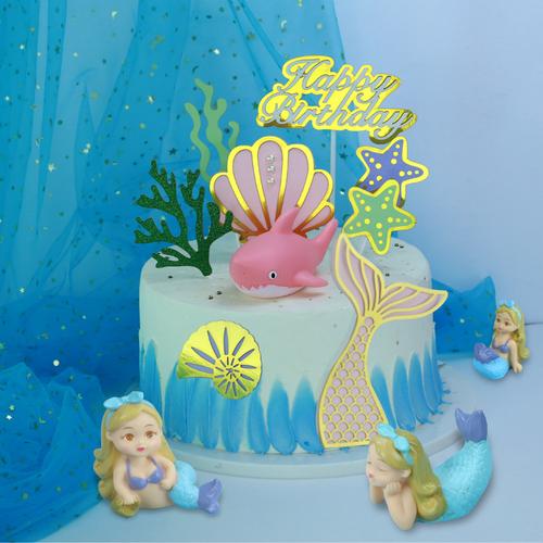 Jual Cake Topper Shark/Hiu - Baby Shark - Mermaid - Jakarta Barat ...