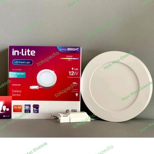 Jual LAMPU DOWNLIGHT PLAFON LED INLITE OUTBOW 12W 12 WATT BULAT ...