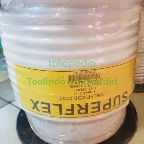 Jual Kabel Las Superflex 95mm 50 meter Kemasan Kaleng Full Tembaga ...
