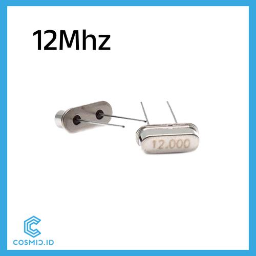 Jual Crystal Oscillator 12MHZ HC-49S XTAL 12M Kristal 12 MHZ - Kab ...