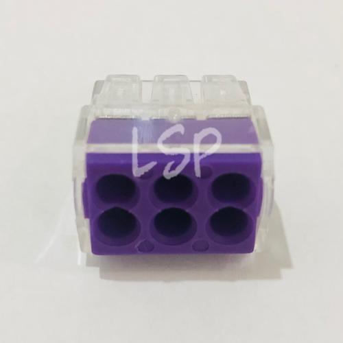 Jual Konektor Kabel PCT 106 Wago Terminal 6 Pin Cable Connector Tusuk ...