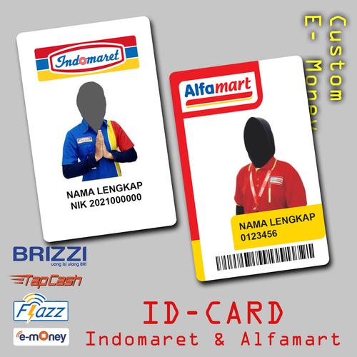 Jual Id Card / Idcard Indomaret Alfamart bisa e-money Brizzi Tapcash ...