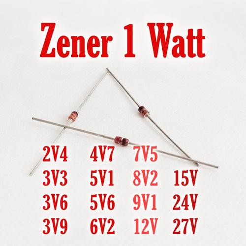 Jual dioda zener 1 watt 3.6v 3.9v 4.7v 5.1v 9.1v 12v 15v 24v 1w - 3.6V (3V6 - Kota Surabaya ...