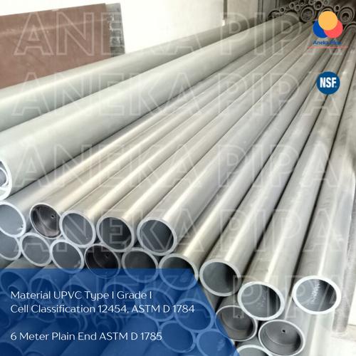 Jual Pipa UPVC Sch 80 Size 8 Inch Plain End ASTM - Kota Tangerang ...