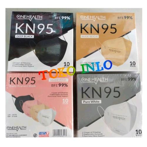 Jual masker KN95 onehealth/masker KN95 medis/masker KN95/masker Kn95 ...