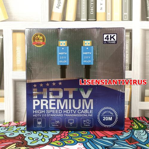 Jual Kabel HDMI Eyota 20M 20 Meter 4K ULTRA HD Premium V2.0 Gold Plate ...