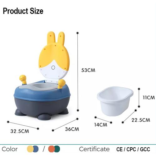 Jual Potty Toilet Anak Anak CT401 Children Toilet Bunny - Kuning ...