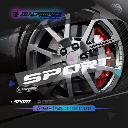 Jual Cutting Stiker Sport | Stiker Mobil | Stiker Velg - Putih - Kab ...