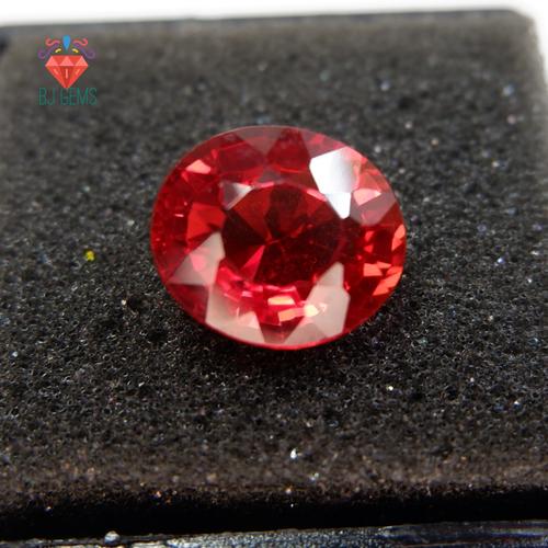 Jual Batu Permata Orange safir Corundum Lab Created 9 Mohs - 13.5x11mm ...