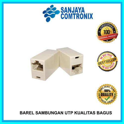 Jual Barel UTP / Barel RJ45 Penyambung Kabel Lan female to female ...