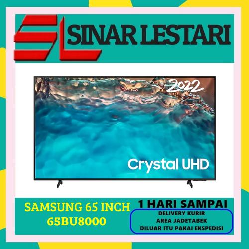 Promo SAMSUNG 65BU8000 UHD 4K MART TV 65 INCH UA65BU8000 NEW 2022 ...