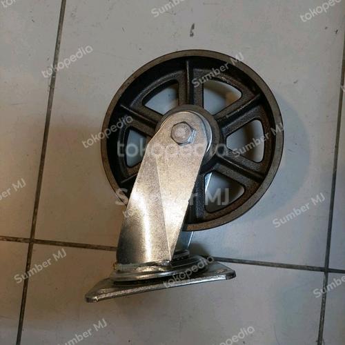 Jual Roda Besi Heavy Duty 6 inch Swivel - Jakarta Barat - Sumber MJ ...