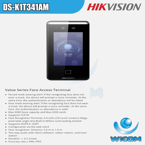 Jual Hikvision DS-K1T341AM Facial Recognition Terminal - Jakarta Utara ...
