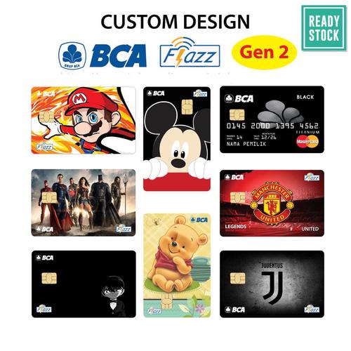 Jual Emoney mandiri flazz bca gen 2 brizzi tap cash custom kartu e toll ...