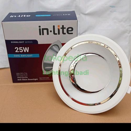 Jual Lampu Downlight LED Inlite 25 Watt INDS606 - Cool DayLight ...