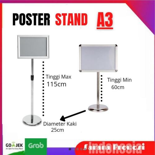 Jual STAND POSTER A3 - potret - landscape - Inc Art Paper - Kota ...