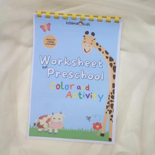 Jual Worksheet for Preschool Anak Usia 2, 3, 4 Tahun TK PAUD 30 Lembar ...