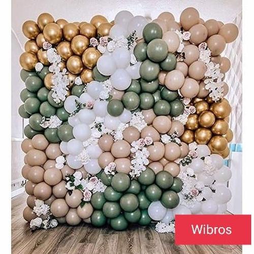 Jual balon retro 12 inch balon latex retro vintage classic - olive ...