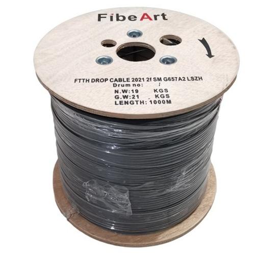 Jual DROPCORE / Kabel Drop Wire / KABEL FO 2 CORE 3 SELING 1000M FIBER ...