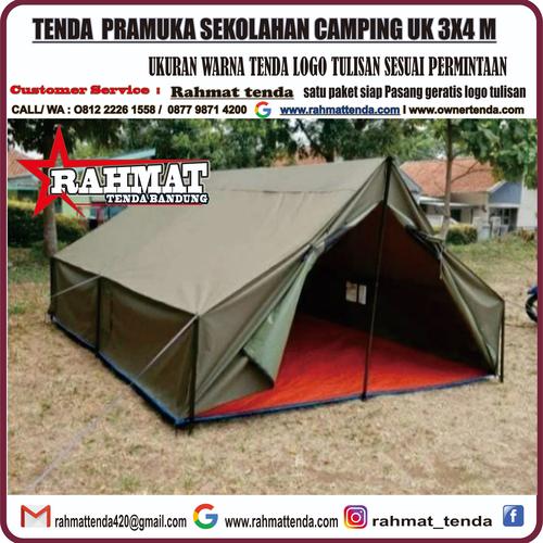 Jual Tenda pramuka sekolahan Peleton UK 3x4 Camping -kap 8-10. Siswa ...