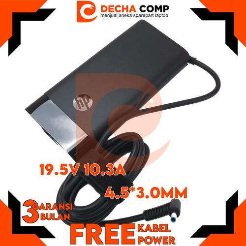 Jual Adaptor Charger HP Omen 15-dc1303ng 19.5v 10.3a blue pin 200w - Jakarta Selatan - DeCha ...