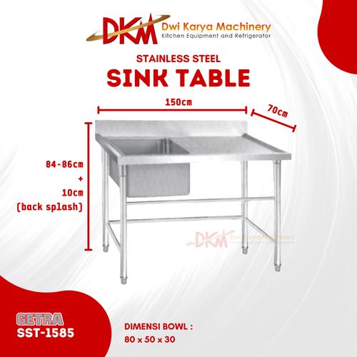 Jual SS Sink Table SST-1585 Getra/Sink Table SST 1585 Getra - Kota ...