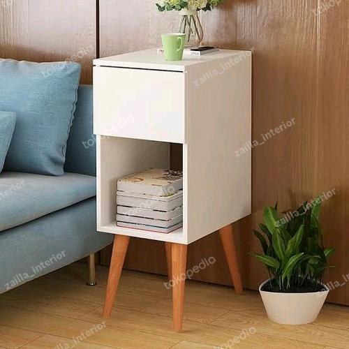 Jual meja nakas putih drawer minimalis tinggi 70 cm - Kab. Jepara ...