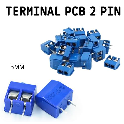 Jual TERMINAL PCB BLOCK SCREW 2 PIN TERMINAL KONEKTOR KF30 5mm - BIRU ...