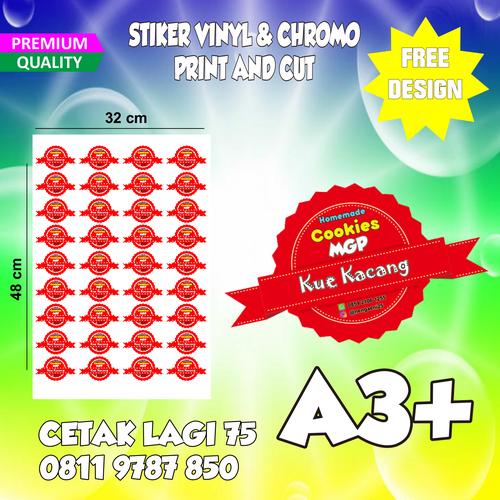 Jual CETAK STIKER TRANSPARAN A3+ MURAH PRINT AND CUT - Stiker Vinyl ...
