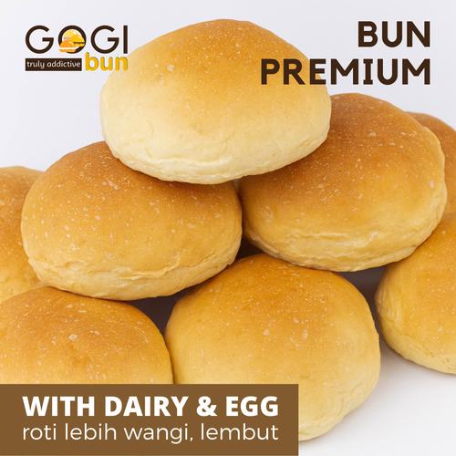 Jual Roti Burger Bun Burger Roti Bun PREMIUM Isi 6 Pcs - Tanpa Glaze ...