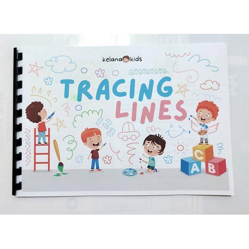 Jual Worksheet Belajar Tracing Lines Lembar Kerja Aktivitas Menebali ...