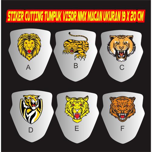 Jual sticker tameng visor motor nmx macan keren - F - Kota Bandung ...