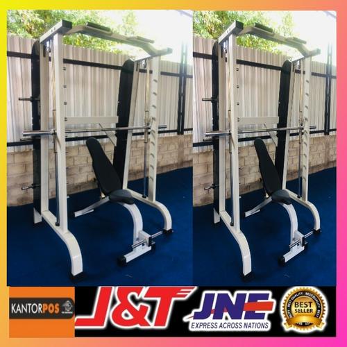 Jual smith machine multifungsi-counter balance(original)smith machine ...