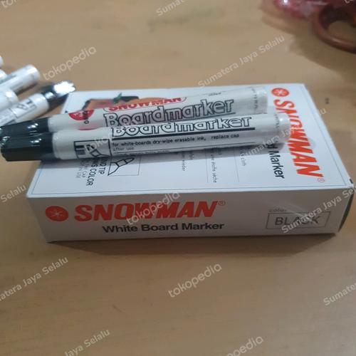 Jual SPIDOL WHITEBOARD SNOWMAN BG12 SEPIDOL PAPAN TULIS HITAM - Kota ...