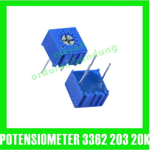 Promo VR 3362P 203 20K OHM POTENTIOMETER POTENSIOMETER 3362 TRIMPOT ...