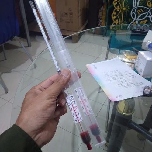 Jual Hydrometer With Thermometer Diesel Solar 800-900 Alat Ukur Tes ...