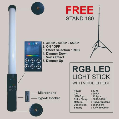 Jual Lampu Video RGB LED Light Stick - Stik Lampu Video handheld with ...