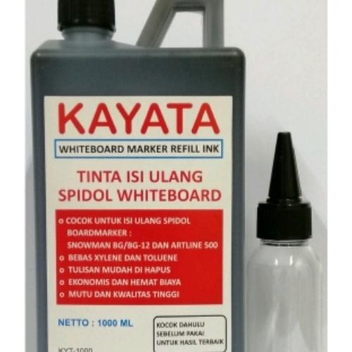 Jual tinta isi ulang spidol non permanen refill white board marker ink ...