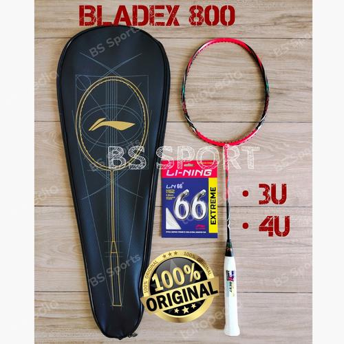Jual RAKET BADMINTON LINING BLADEX 800 BLADE X 800 ORIGINAL - 4U, TIDAK ...