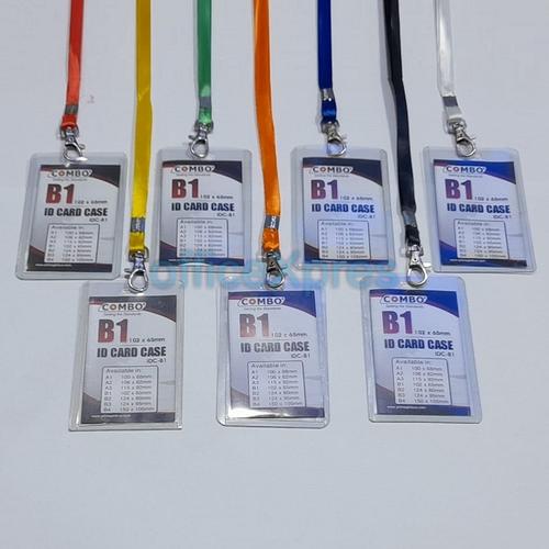 Jual Card Holder / Name Tag Colour / Kartu Casing ID Card / Tanda ...
