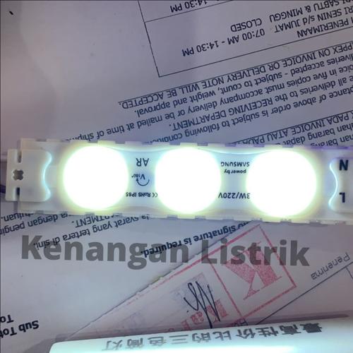 Jual Modul Led Samsung 3W 220V Cahaya warm/white/biru - Jakarta Barat ...