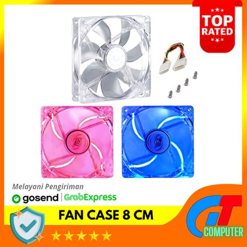 Jual Fan Case 8 CM transparan Warna LED - Kota Bandung - GT Computer ...