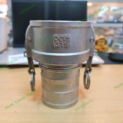 Jual Camlock / Quick Coupling Stainless 316 type C 2 1/2" inch C250 ...