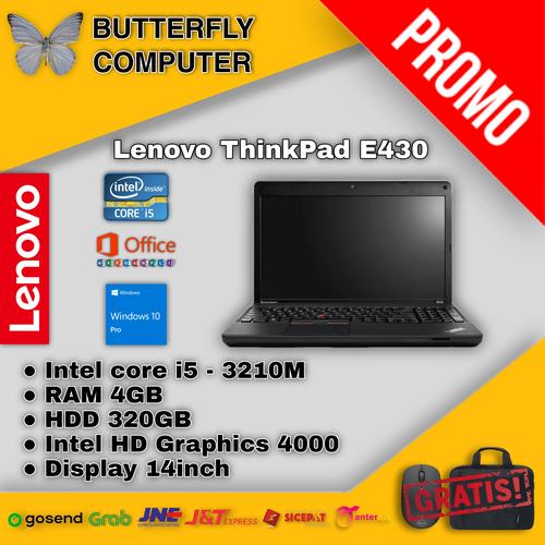 Jual Laptop Lenovo Thinkpad E430 core i5 Gen 3 RAM 4GB HDD 320GB WIN 10 ...