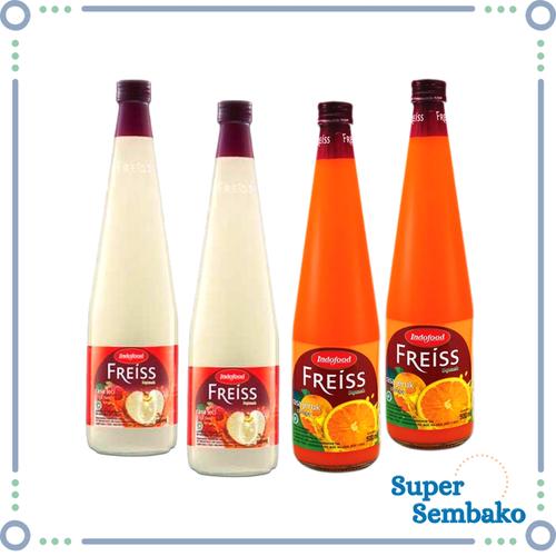 Jual SYRUP / SIRUP FREISS SQUASH RASA JERUK DAN LECI 500ml SEGAR MURAH ...