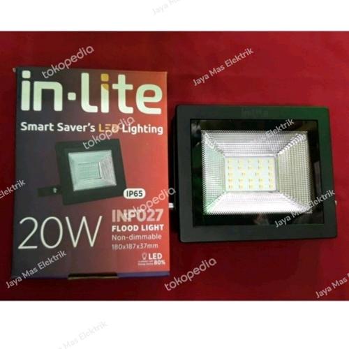 Jual LAMPU SOROT INLITE INF027 20 WATT 20WATT 20W 20 W - Putih ...