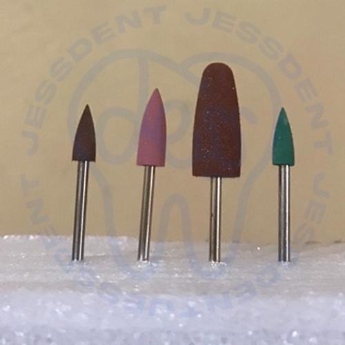 Jual dental rubber bur polishing merah pink hijau - hijau lancip ...